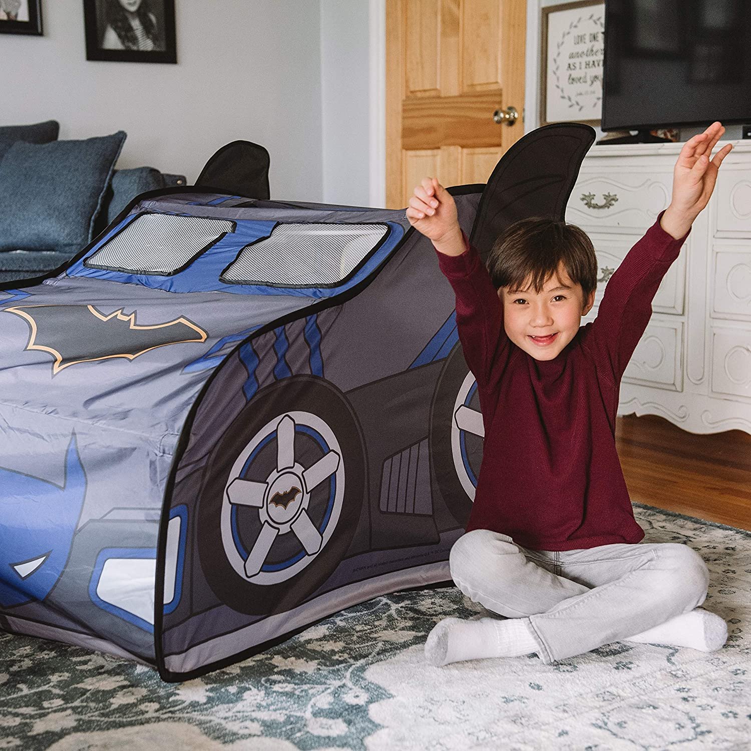 Batman Pop Up Batmobile Tent – Indoor Playhouse for Kids | Gift for ...