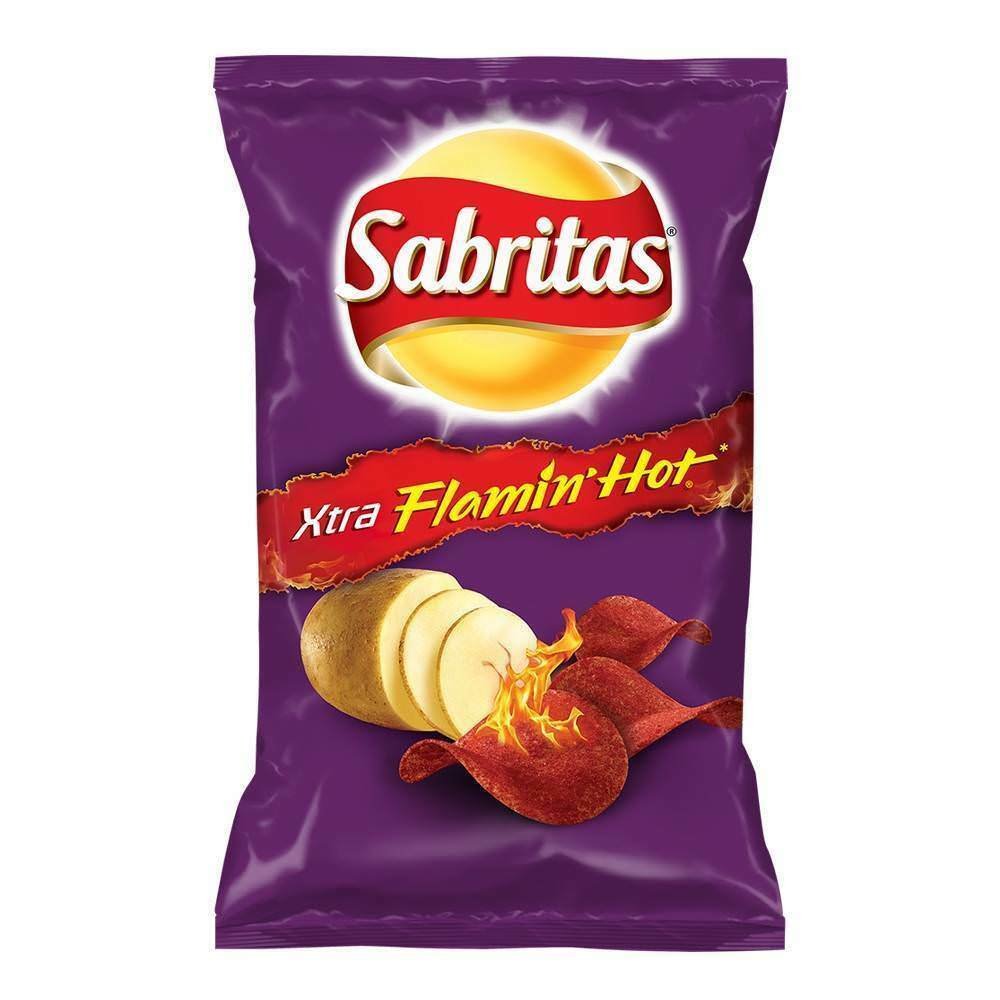 5x SABRITAS XTRA FLAMING HOT Mexican Chips 45g
