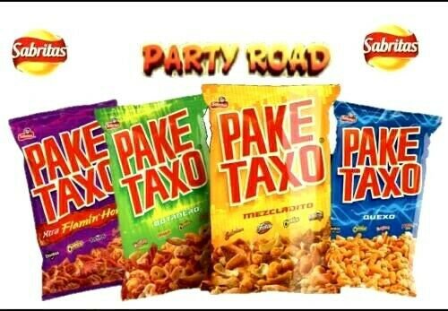 Paketaxo Variety 4 Bags Bundle Sabritas Mexican Chips, - Mexican Stuff