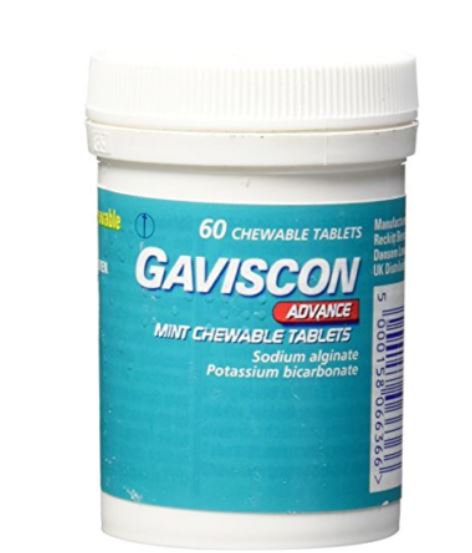 Gaviscon Advance Chewable 60 Tablets Peppermint
