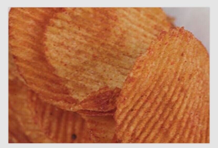 Sabritas Mexican Chips Ruffles Mega Crunch Salsa Roja, 5 BAGS (55 G)