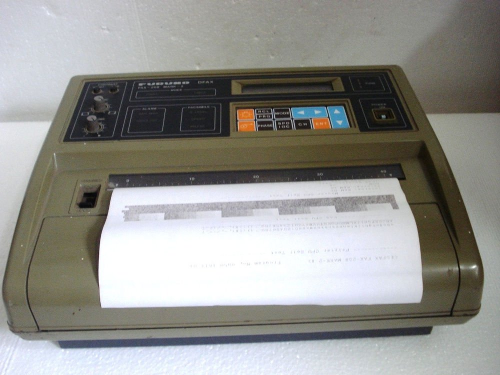 Furuno DFAX FAX - 208 - Mark 2 Facsimile Receiver - No. 1256 - Made in ...
