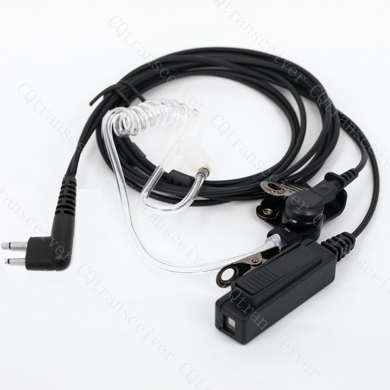 Military Tube Earpiece Microphone for Motorola radio GTI GTX PMR446 ...