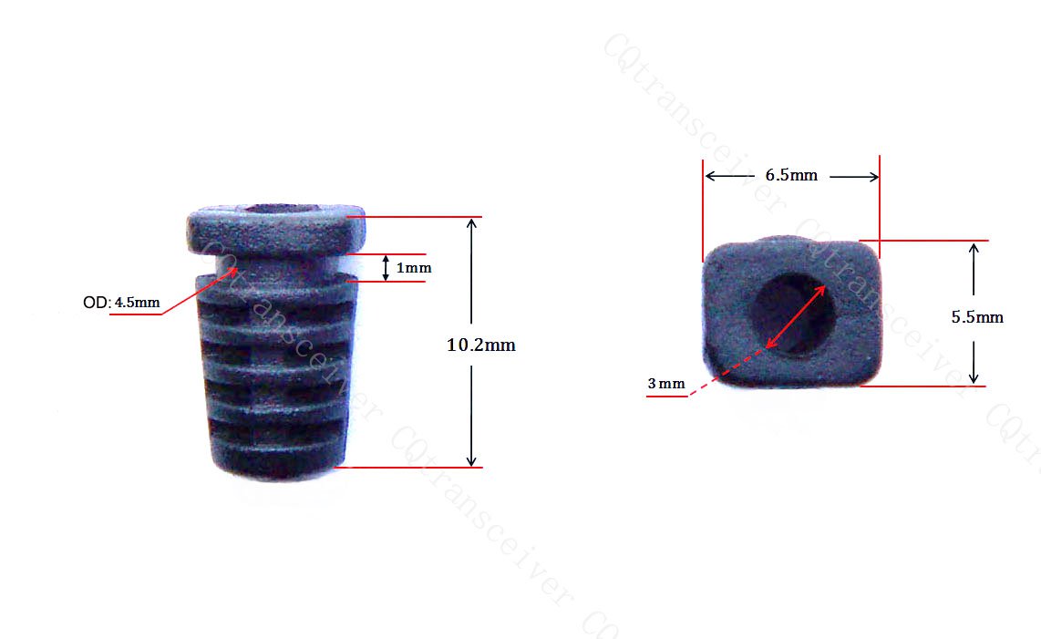 100 pcs Plastic Slip on Cable Strain Relief Clip for OEM Cord Maximum ...