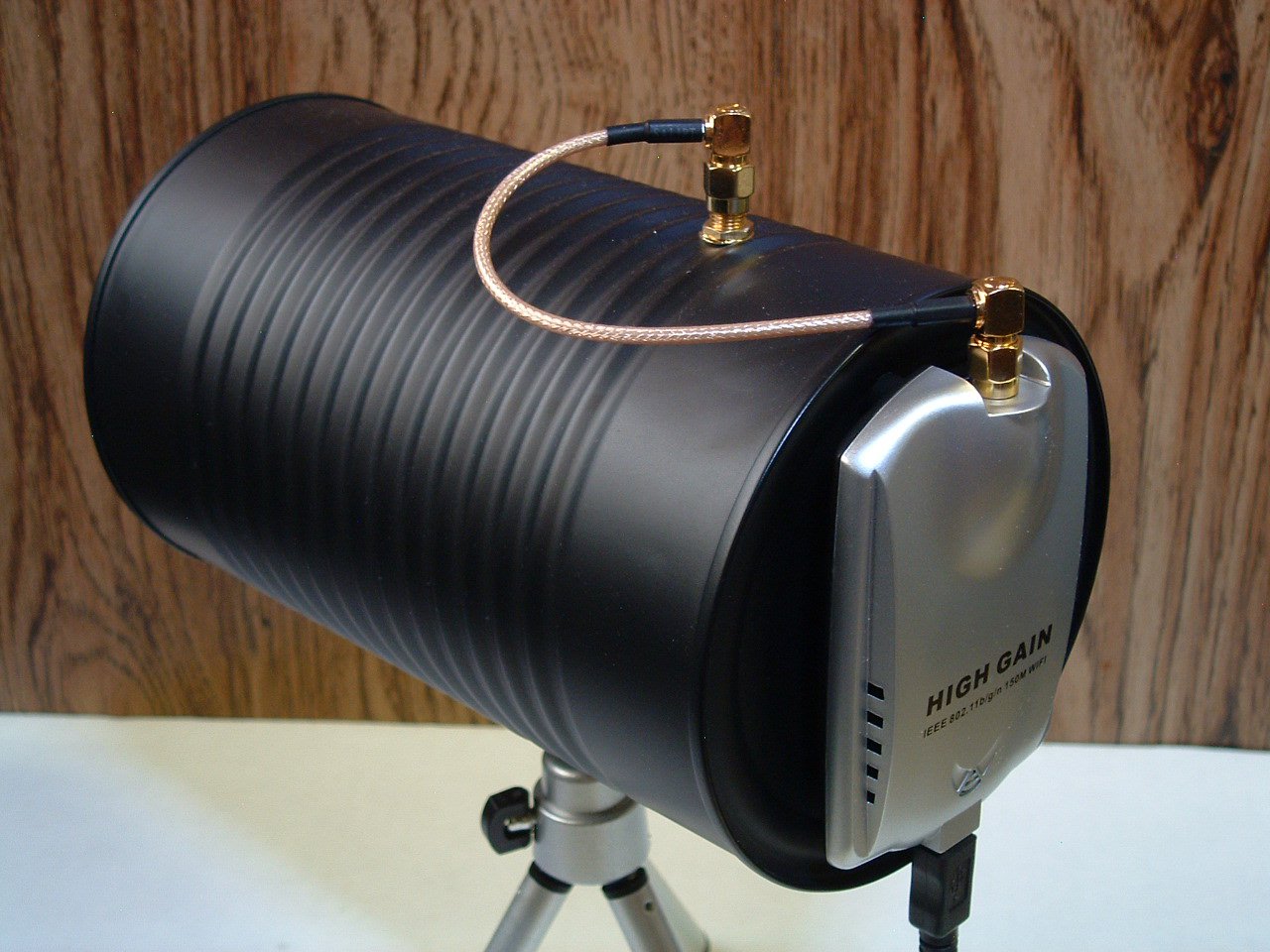 High Power, Long Range USB Cantenna Kit - Next Generation Design Waveguide