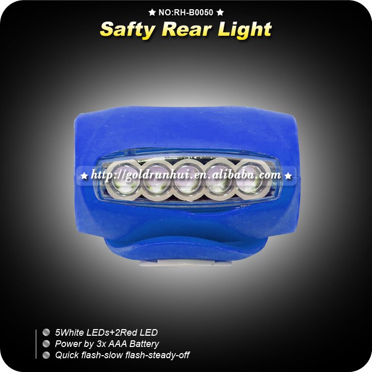 2x LED Frog Light Bicycle Frog Headlight Silicone Light Bike Light