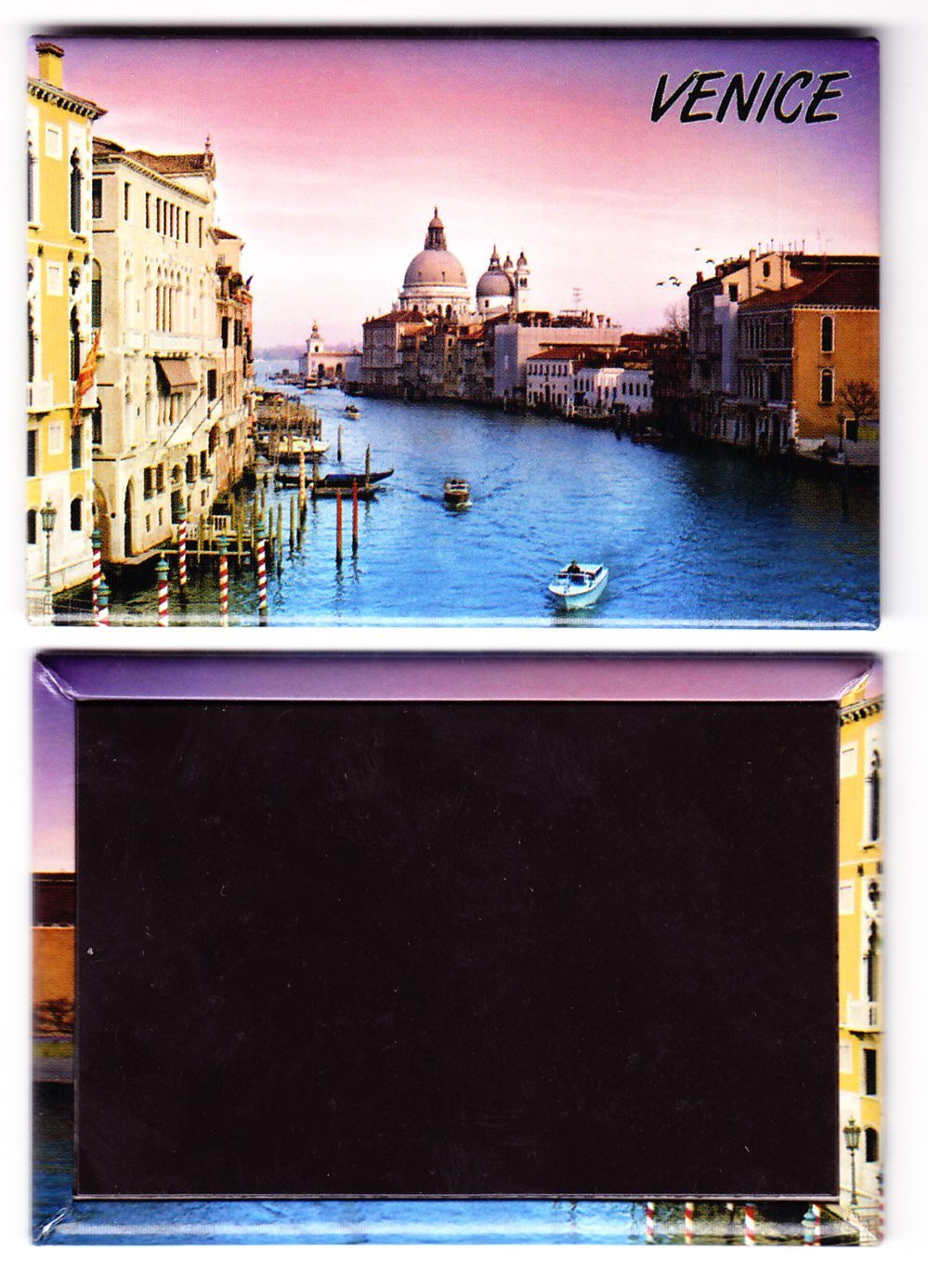 Venice Laminated Photo Rectangular Fridge Magnet Souvenir From Italy