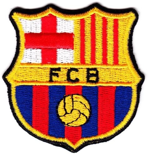 FC Barcelona MultiColor Football Team Soccer Embroidered Iron On ...
