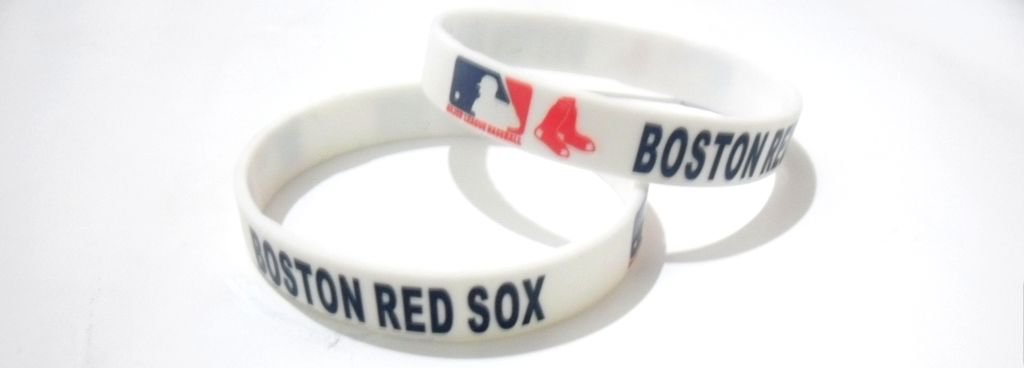 Boston Red Sox MLB Baseball Team Silicone Rubber Bracelet Sport Unisex ...