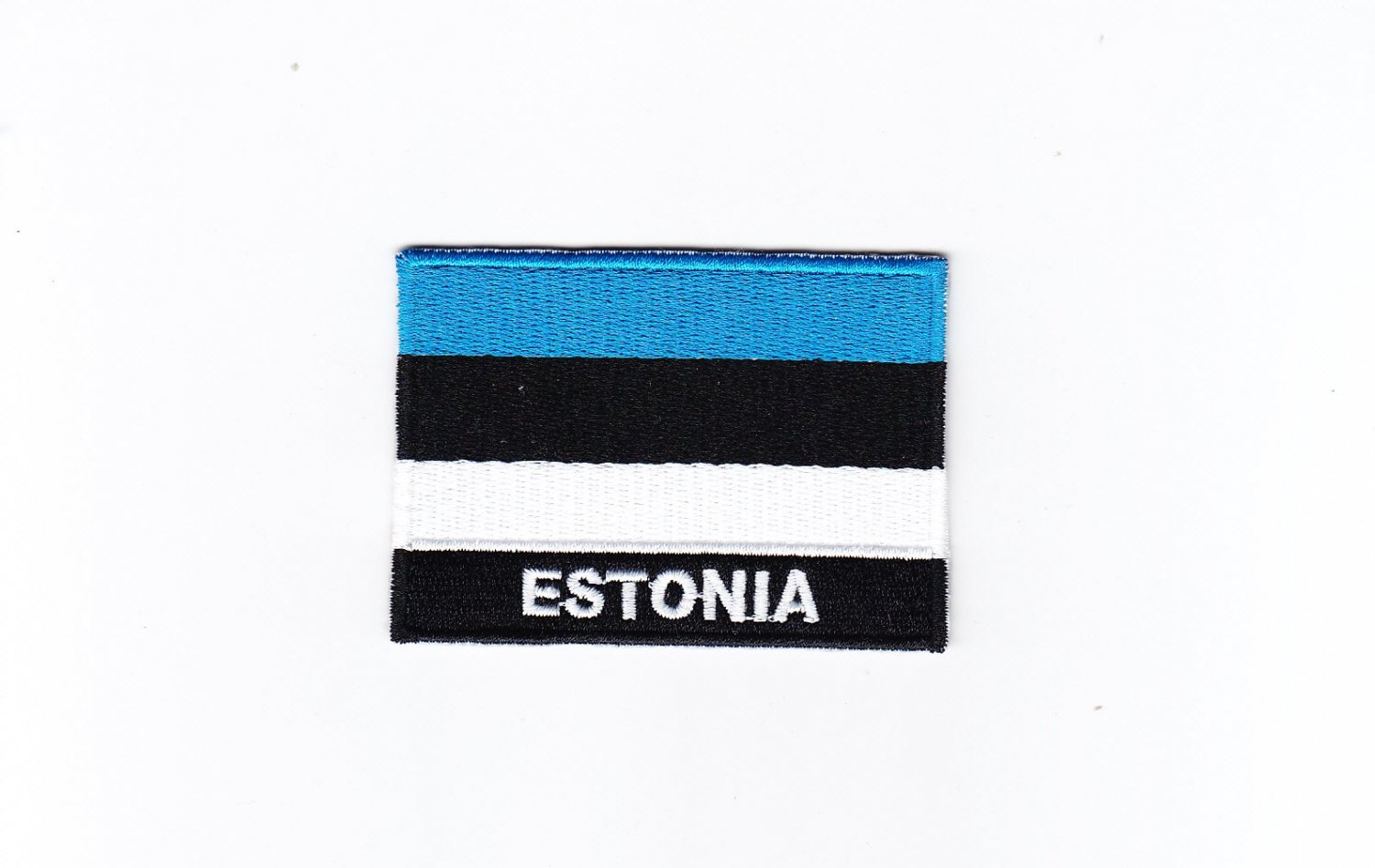 Estonia MultiColor Country Flag Logo Embroidered Iron On Backing Heat ...