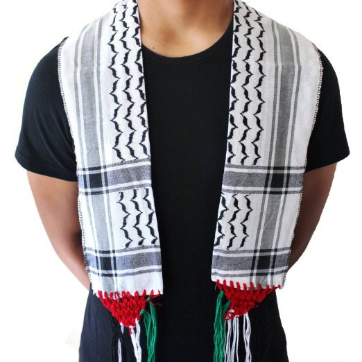 Palestine Flag Cotton Unisex Neck Arabian Scarf Desert Shawl Shemagh ...