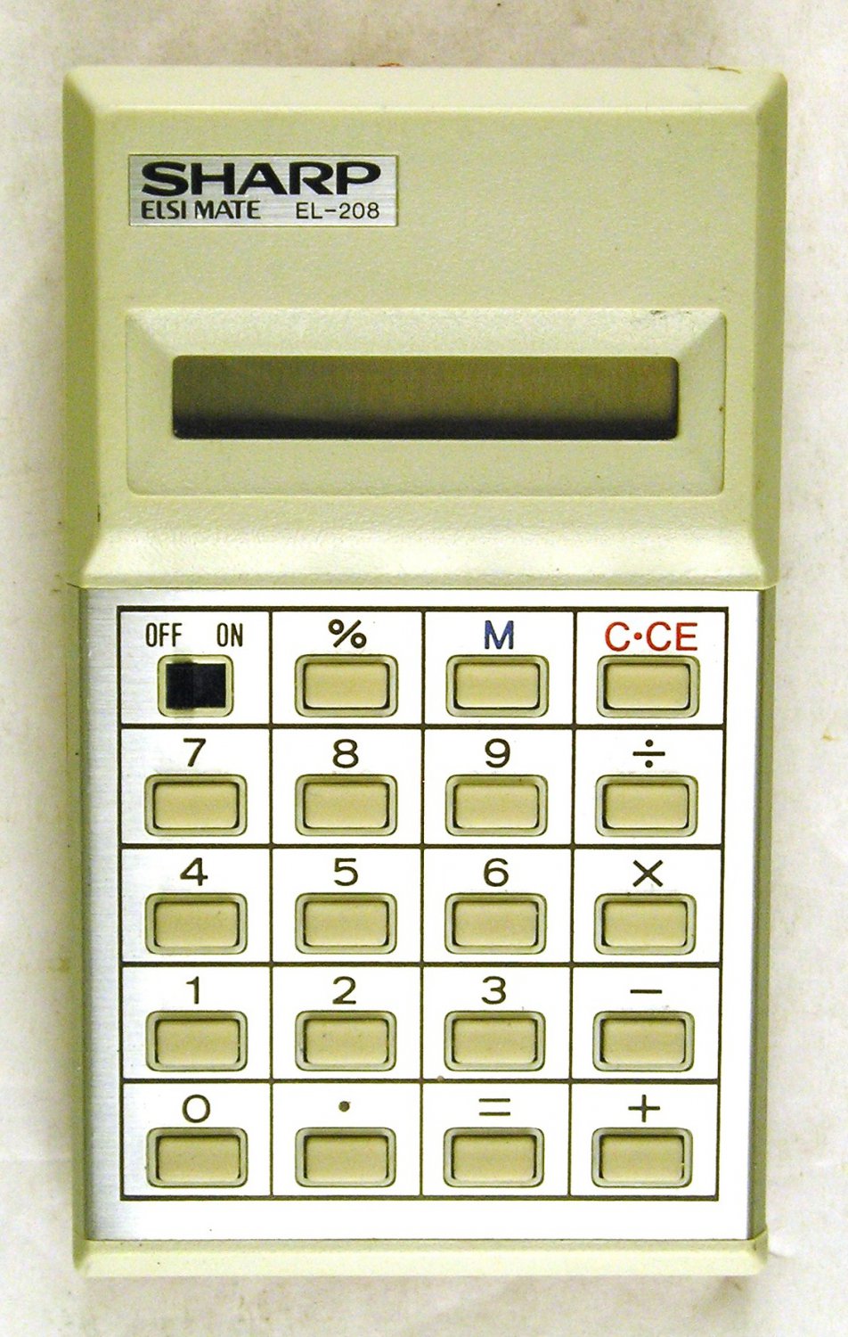 Sharp EL-208 ELSI MATE Calculator