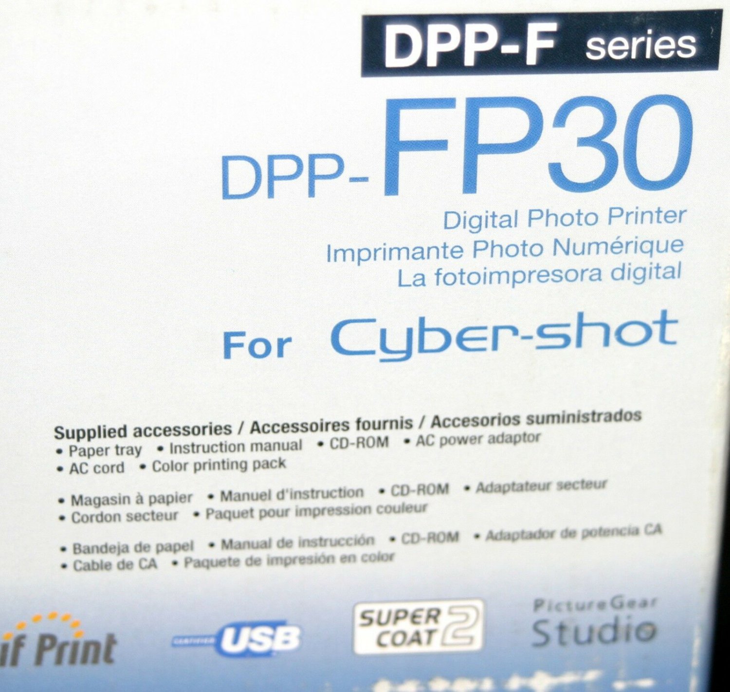 SONY DPP-FP30 Picture Station Photo Printer PictBridge USB & Cartridge ...