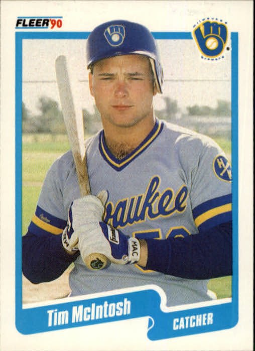 1990 Fleer 329 Tim McIntosh RC
