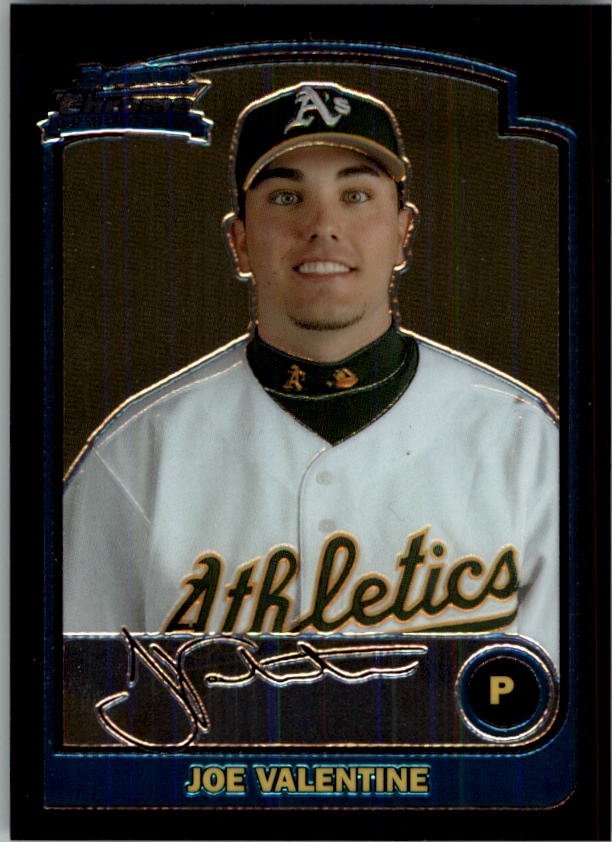2003 Bowman Chrome 166 Joe Valentine RC