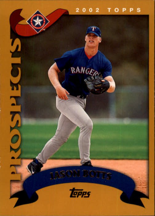 2002 Topps 682 Jason Botts PROS RC
