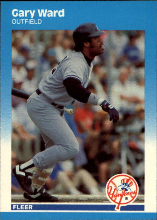 1987 Fleer Update 122 Gary Ward