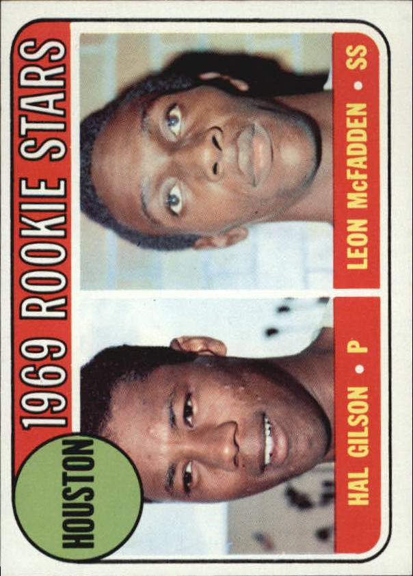 1969 Topps 156 Rookie Stars/Hal Gilson/Leon McFadden RC