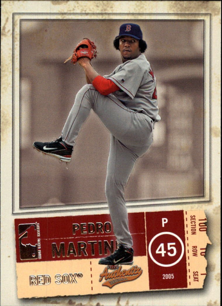 2005 Fleer Authentix 52 Pedro Martinez