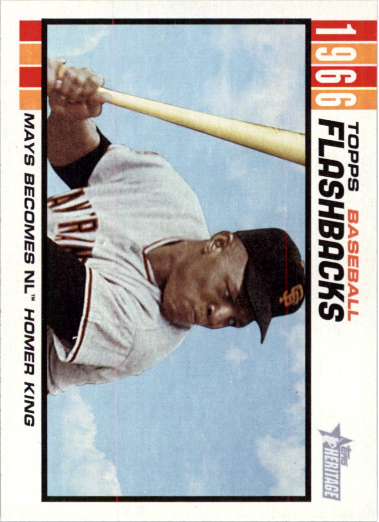 2015 Topps Heritage Baseball Flashbacks BF9 Willie Mays