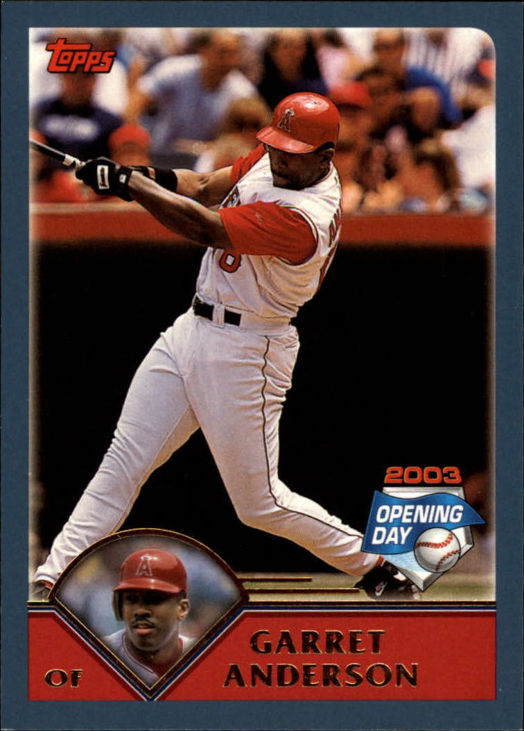 2003 Topps Opening Day 58 Garret Anderson
