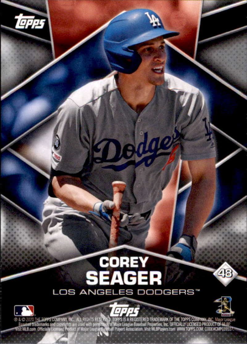 2020 Topps Stickers Cards 48 Corey Seager