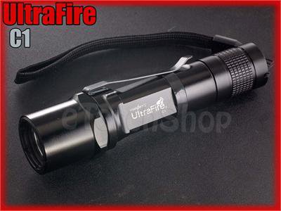 UltraFire C1 Flashlight DIY Body Only without Bulb*Parts for Surefire ...