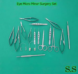 20 PC EYE MICRO MINOR SURGERY OPHTHALMIC VETERINARY SURGICAL ...