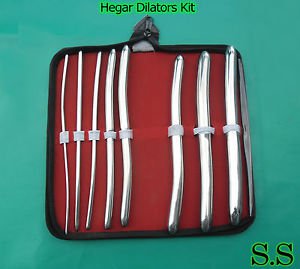 20 HEGAR UTERINE DILATORS SURGICAL MEDICAL INSTRUMENTS
