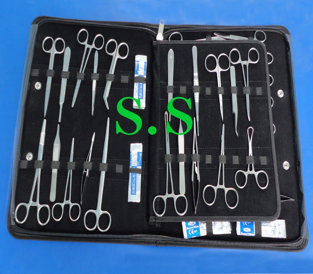 80 Pieces Micro Surgery Suture Surgical Instrument Kit