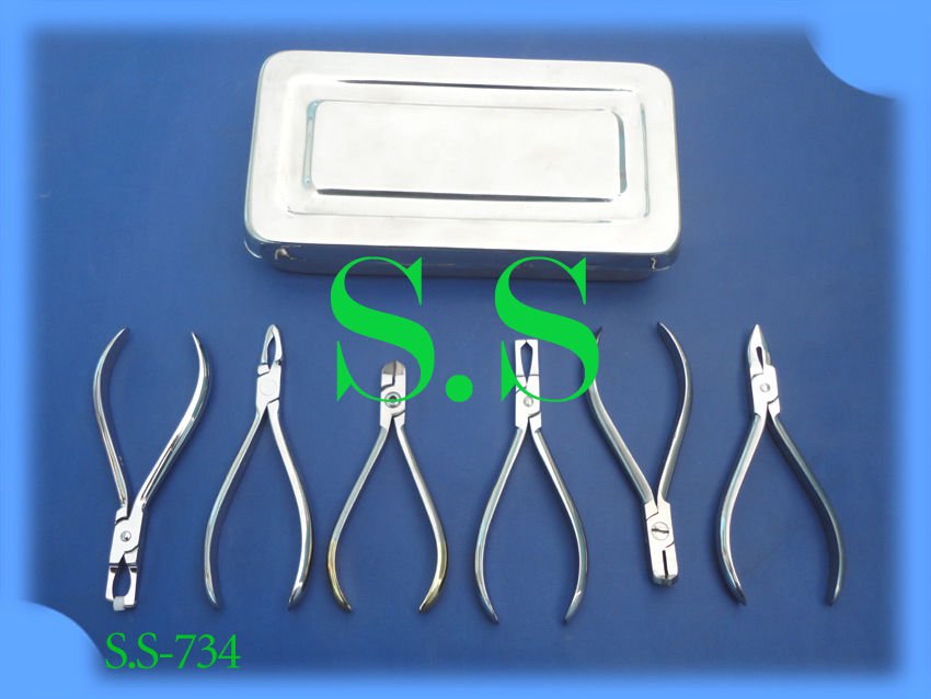 Orthodontic Instruments Set of 7 Pieces