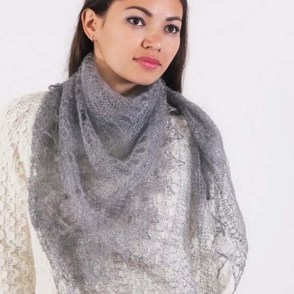 Orenburg down-hair knitting, Orenburg Scarf, warm gossamer shawls ...