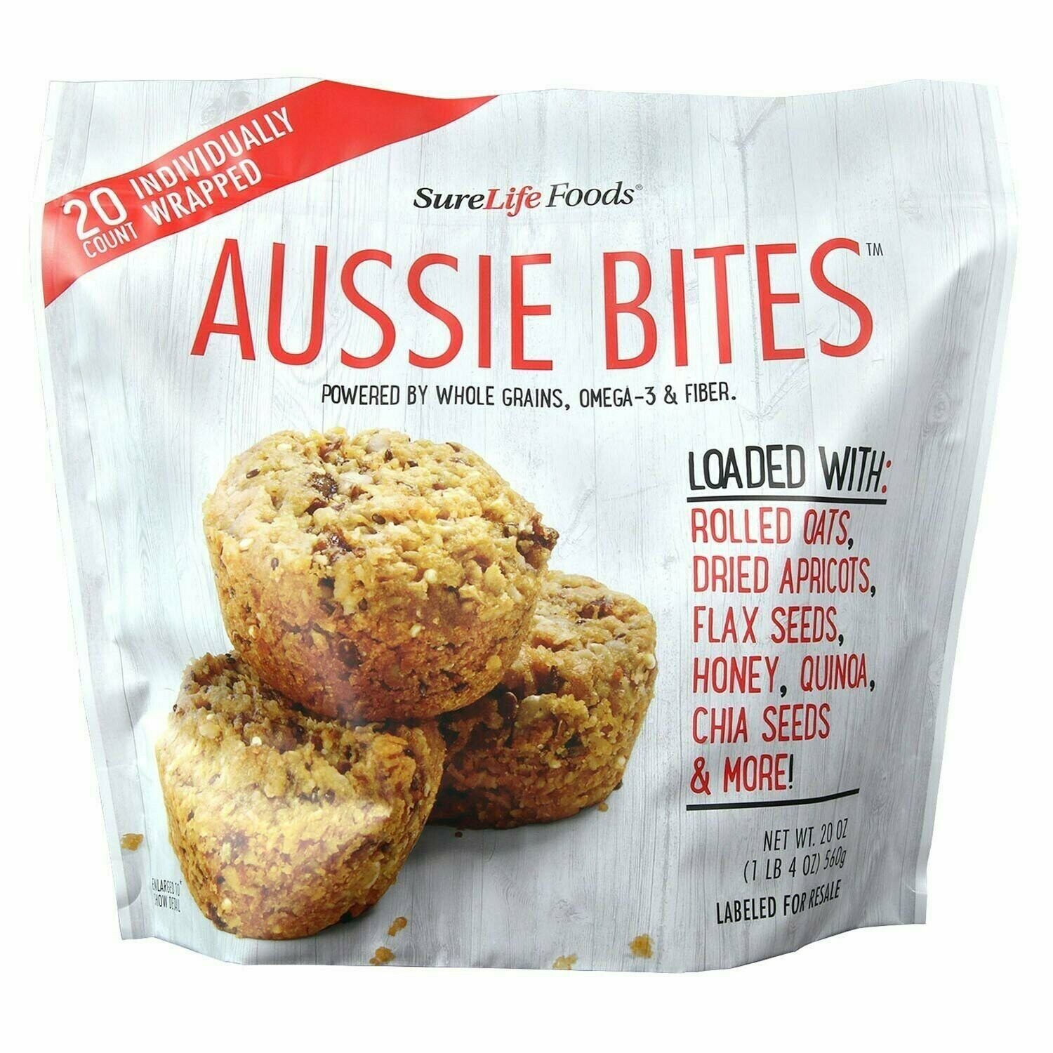 Sure Life Foods Aussie Bites 20 Oz 20 Ct