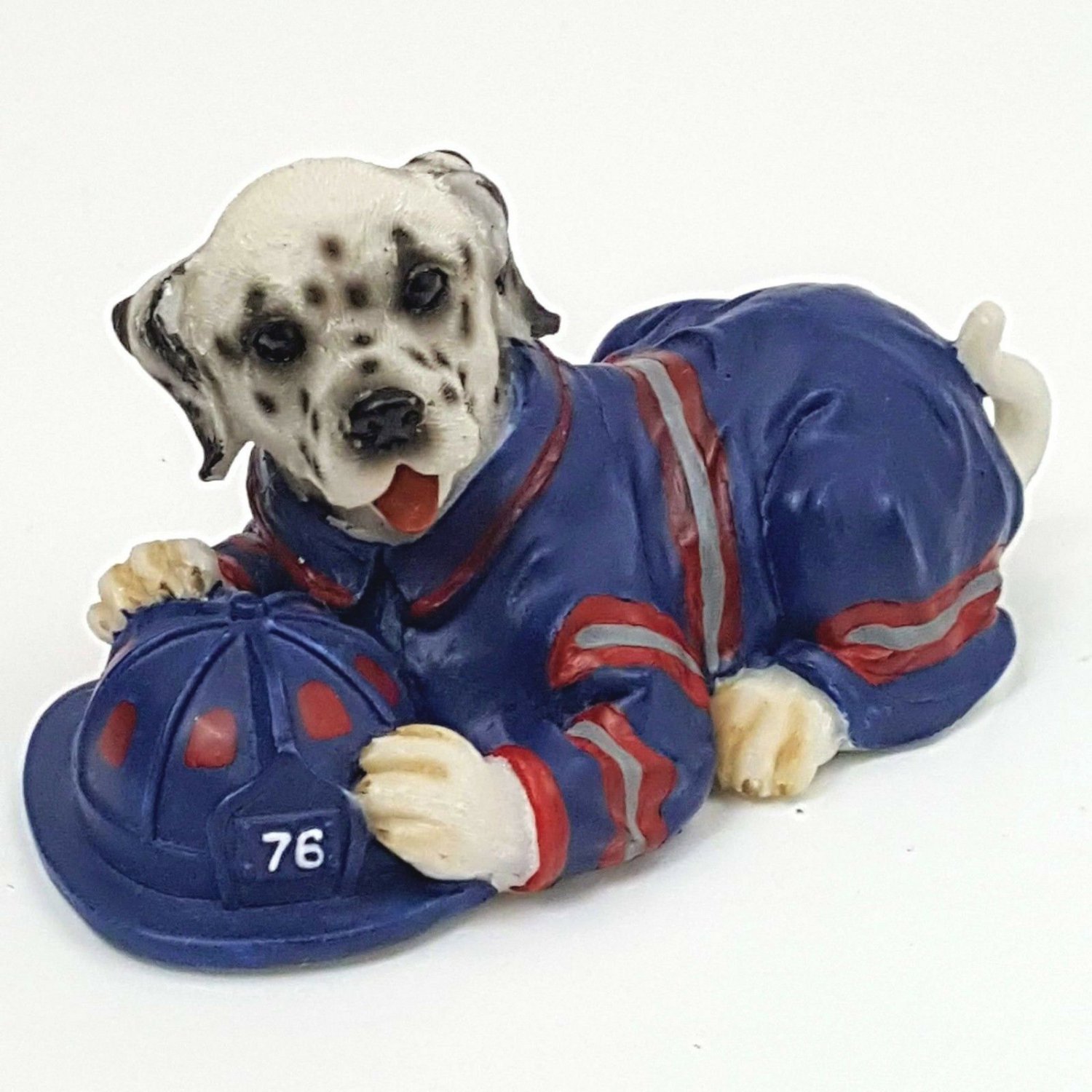 Fire Station Dalmatian Mascots Home Interiors Kids Dog Fireman Figures ...