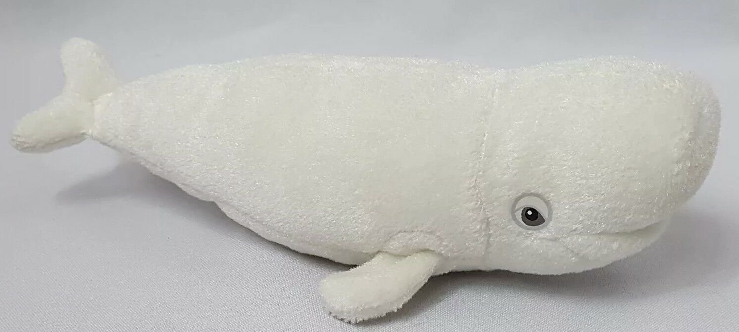 Disney Pixar Finding Dory Bailey Plush Beluga Whale 8" White BanDai Stuffed
