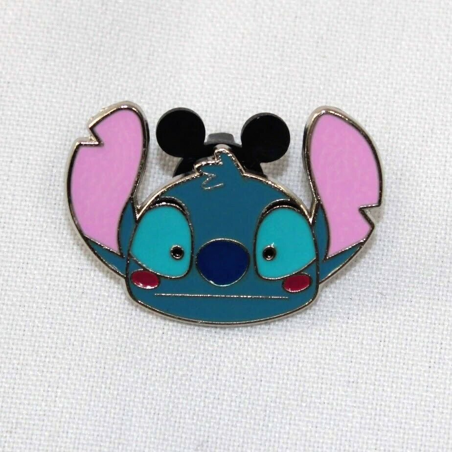 Stitch Embarrassed Emoji Blitz Booster Disney Lapel Pin #122997