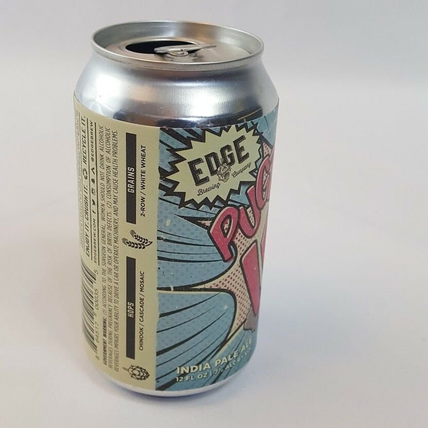 Pugzilla IPA Beer Can Edge Brewing Company Boise Idaho Micro Brew