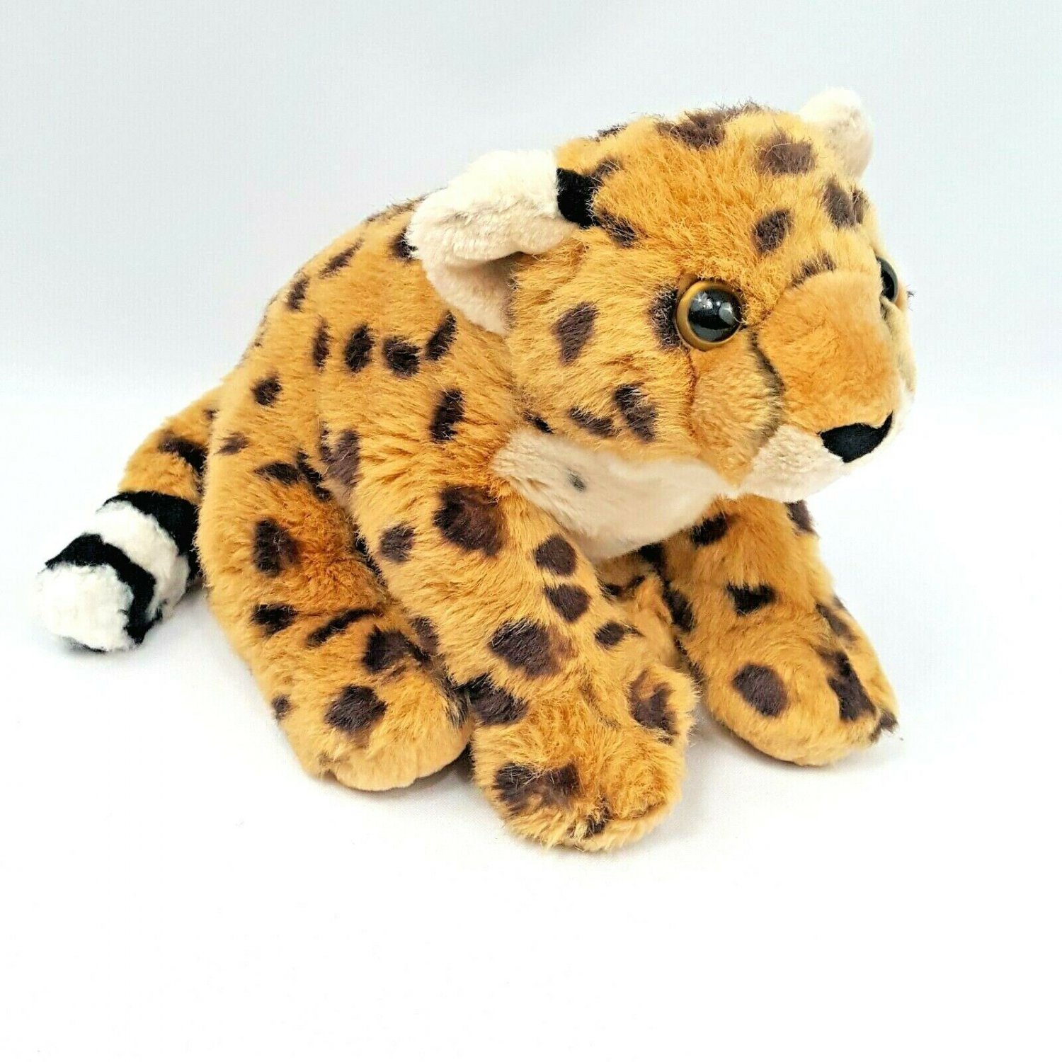 Wild Republic Baby Jungle Cat Leopard Plush Stuffed Animal 10" Toy
