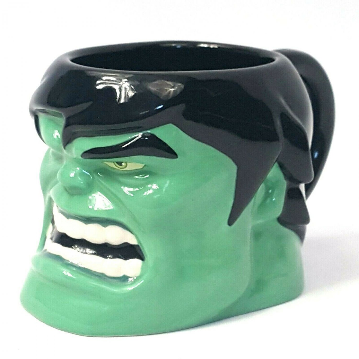 Marvel Avengers 3-D Incredible Hulk Sculptured Ceramic Coffee Mug ...