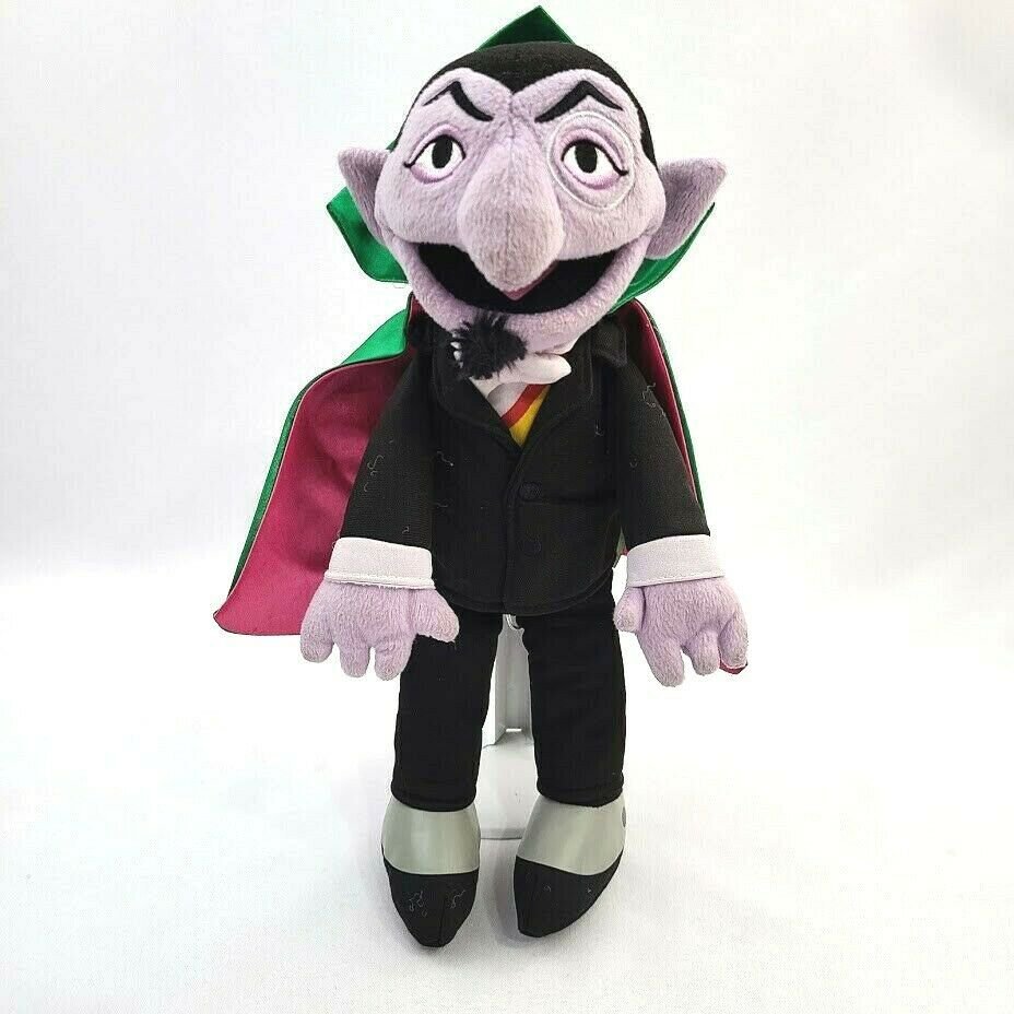 Gund Sesame Street Muppets Count Von Count 14" Plush Doll 75924 Dracula ...