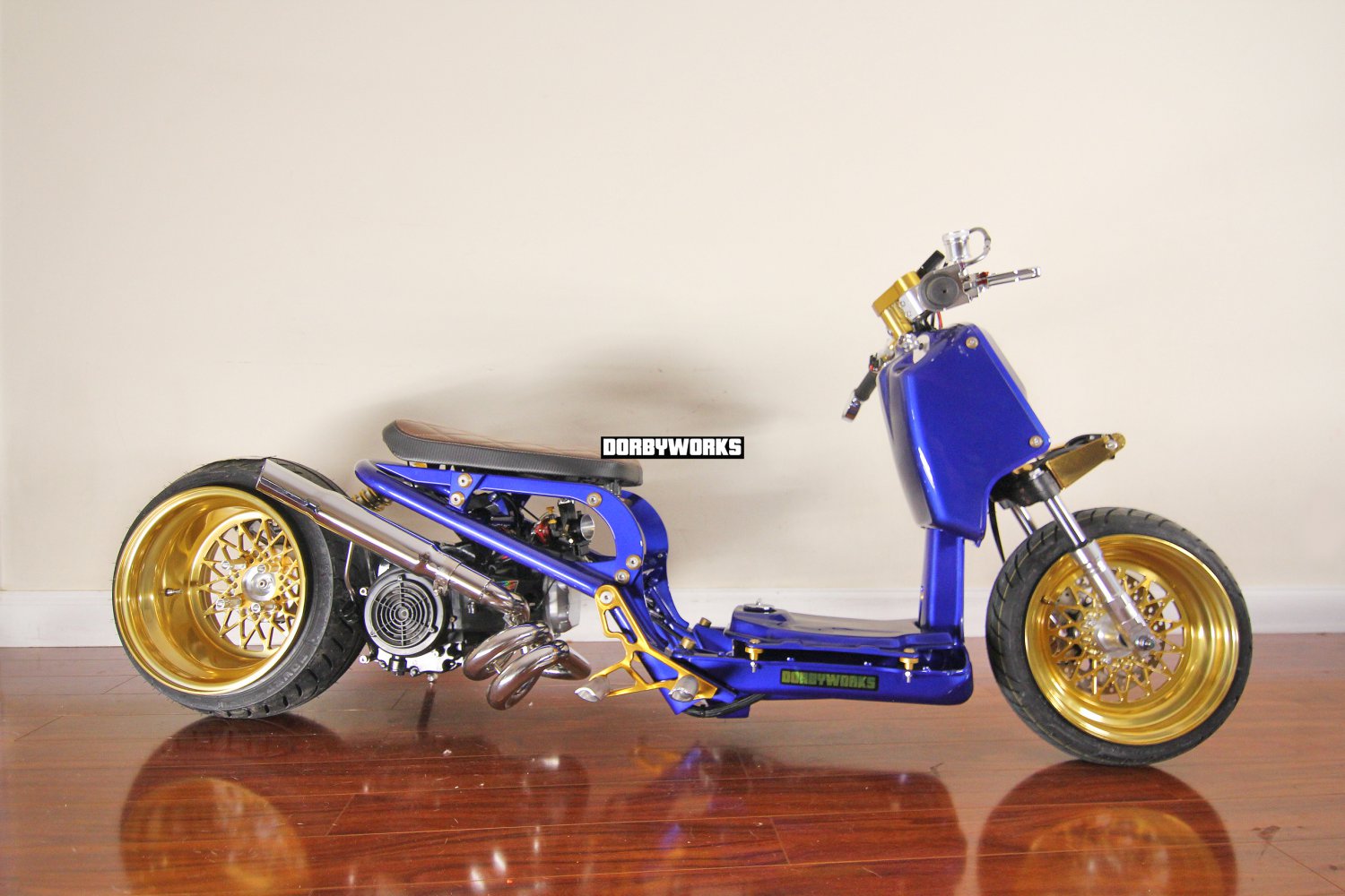 "MESH R " super staggered setup 12 front / 13 rear WHEELS HONDA RUCKUS ...
