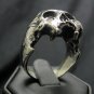 Into The Fire - Sterling Silver Mens Ring Skull Ring Biker Harley ...