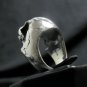 Into The Fire - Sterling Silver Mens Ring Skull Ring Biker Harley ...