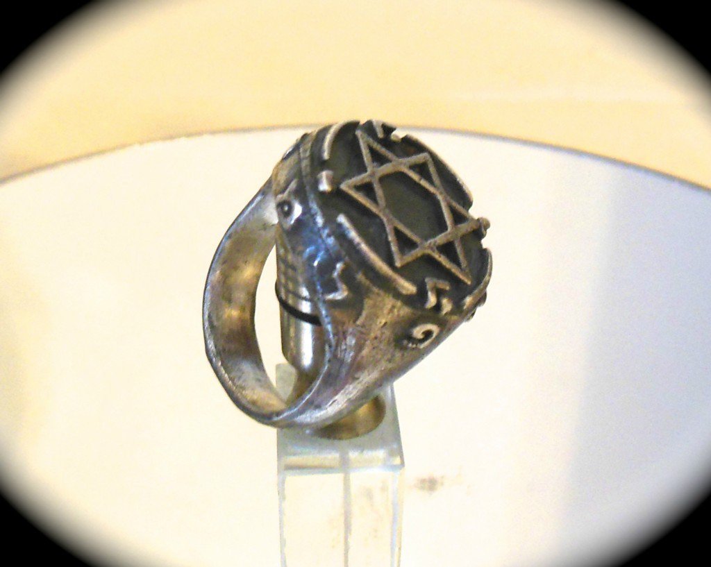 King Solomon Signet Ring Mystic Masonic, Secret Seal, Kabbalah Sterling ...