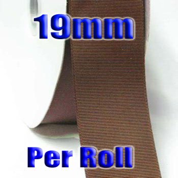 Root Beer Color #869 Gros grain Ribbon Wholesale 19mm 100 Yards per ...