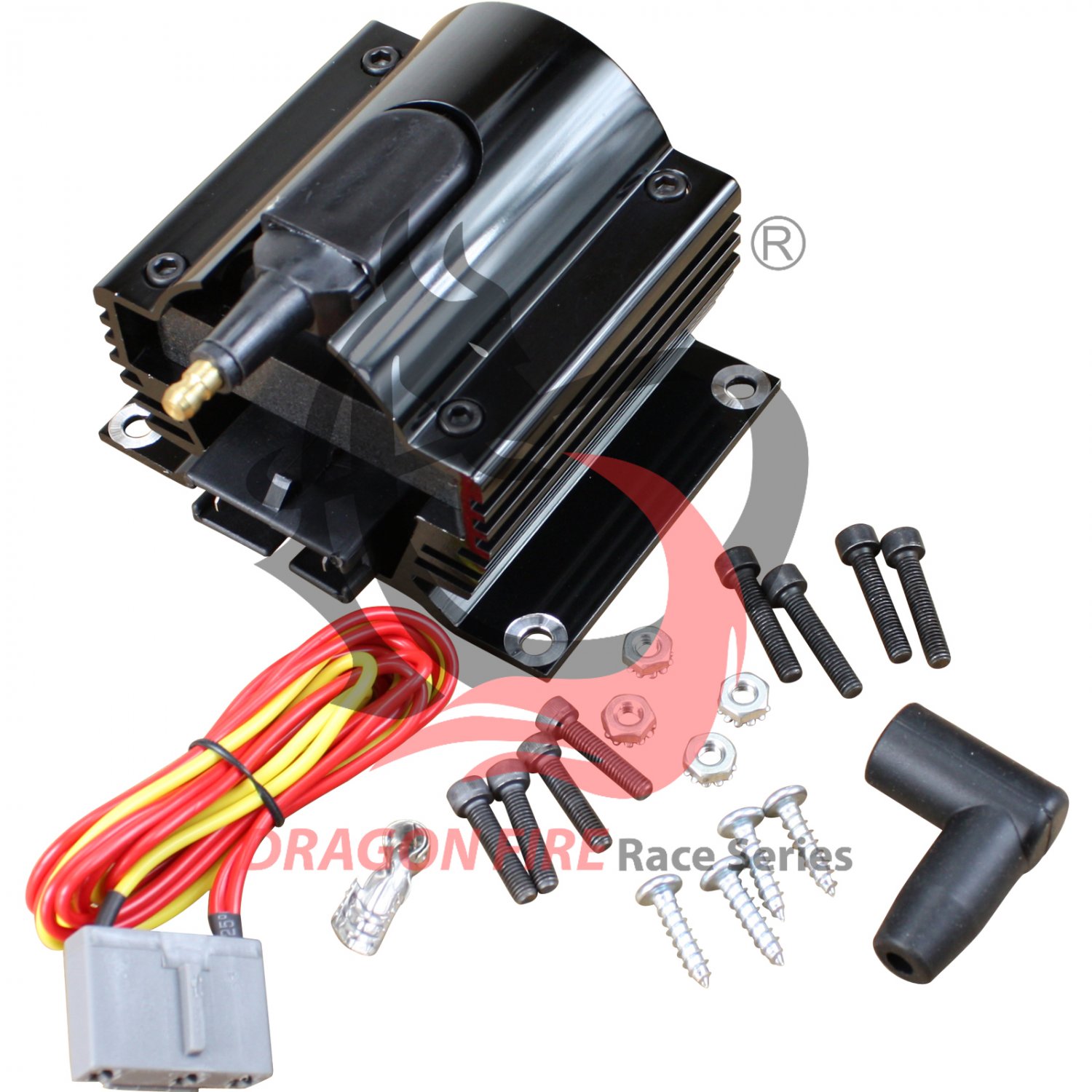 Brand New Dragonfire Race Series 12 Volt Universal HEI Pro Billet Ready to Run Distributor Coil CPB-