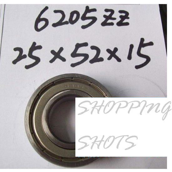1pc) 6205-2Z ZZ Deep Groove Ball Bearing 25x52x15 bearings 25*52*15 mm ...