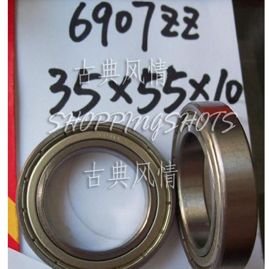 10pcs thin 6907-2Z ZZ bearings Ball Bearing 6907ZZ 35X55X10 35*55*10 ...