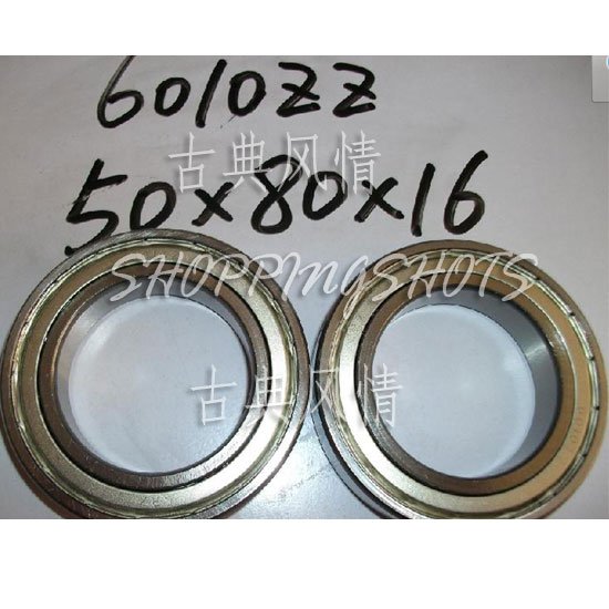(1pcs) 6010-2Z ZZ Deep Groove Ball Bearing ABEC1 50x80x16 50*80*16 ...