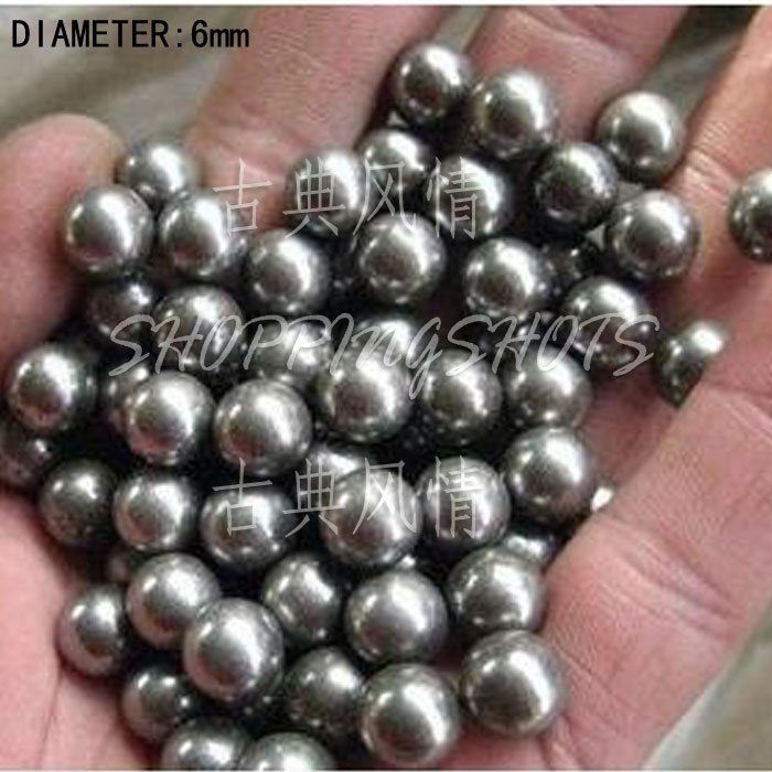 free shipping 300 pcs Dia/Diameter 6 mm bearing balls Carbon steel ball ...
